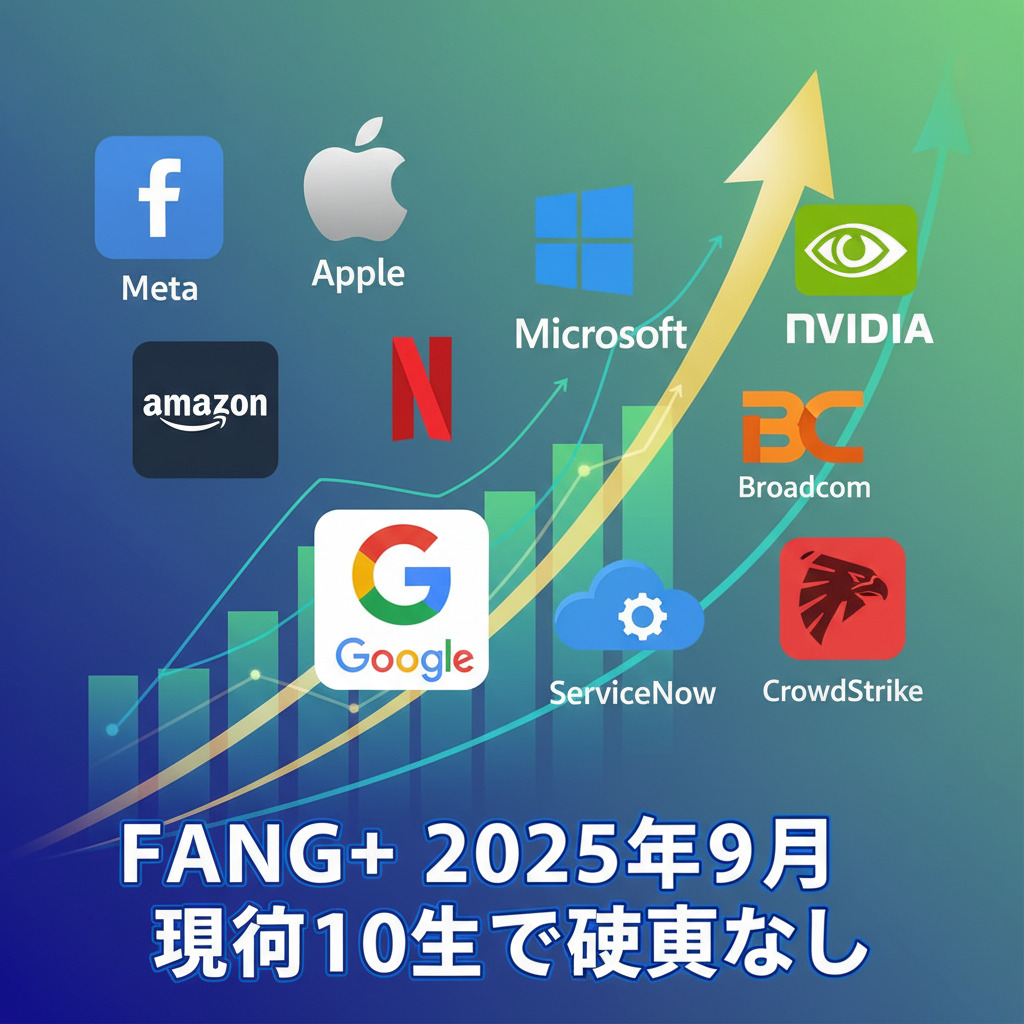 FANG+の2025年9月は現行10社で変更なし？現状の成績を確認せよ | InterDimension：インタディ